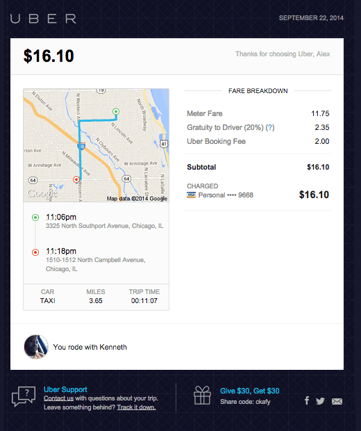 Fake Uber Receipt Template Printable Word Searches